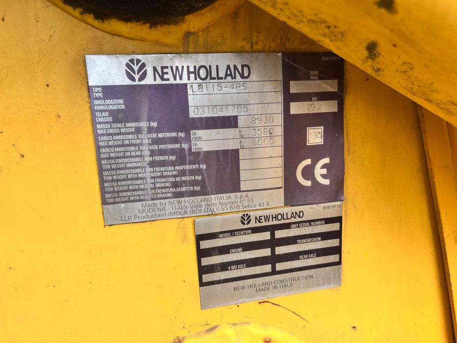 Rendegravere New Holland, LB 115 Maskinbladet