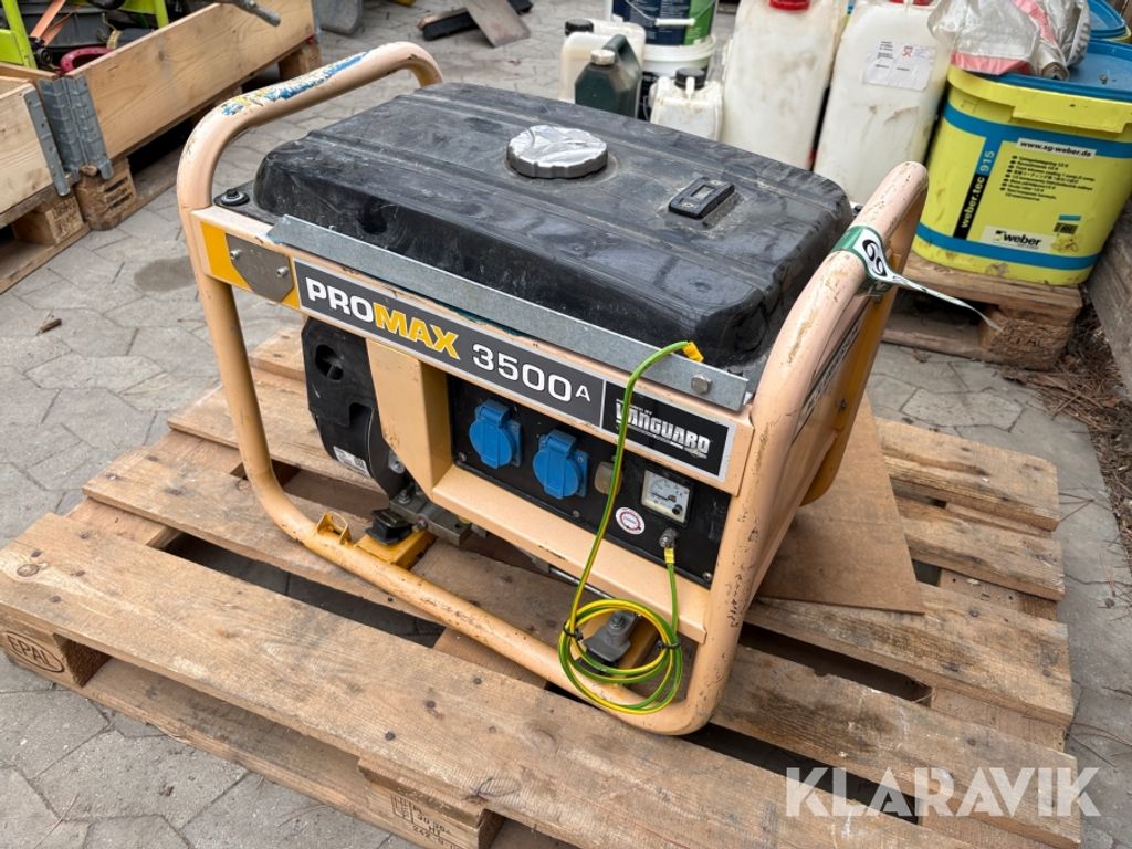 Generatorer Briggs & stratton, ProMax 3500A (2018) Maskinbladet