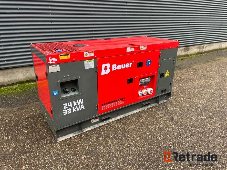 Generatorer Bauer, 24 KW / 33 KVA YHG-24 KW Diesel generator Maskinbladet