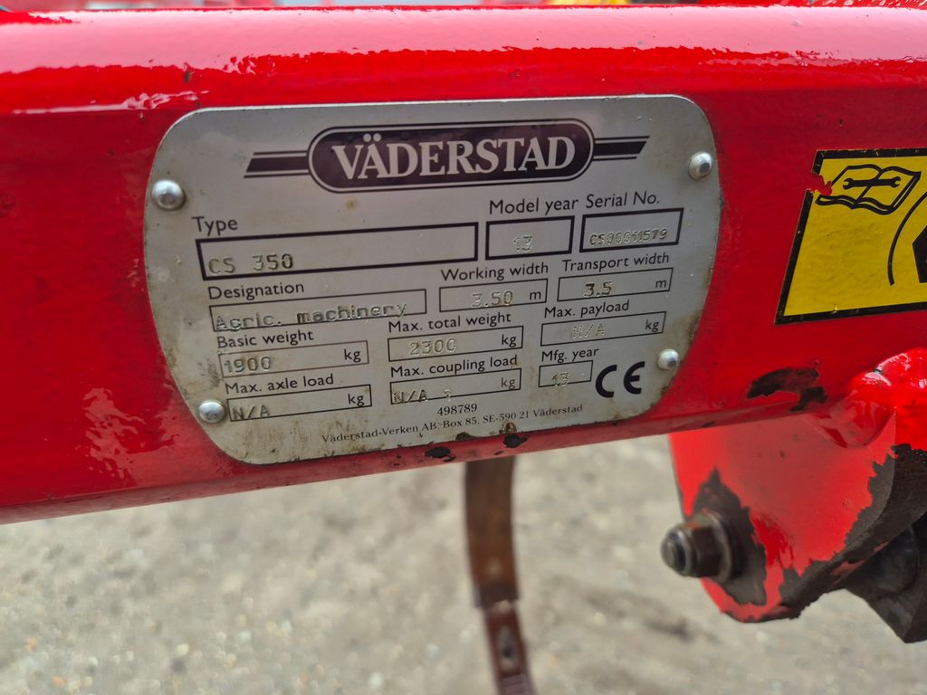 Stubharver Väderstad, CULTUS CS 350 dybdeharve (2013) Maskinbladet